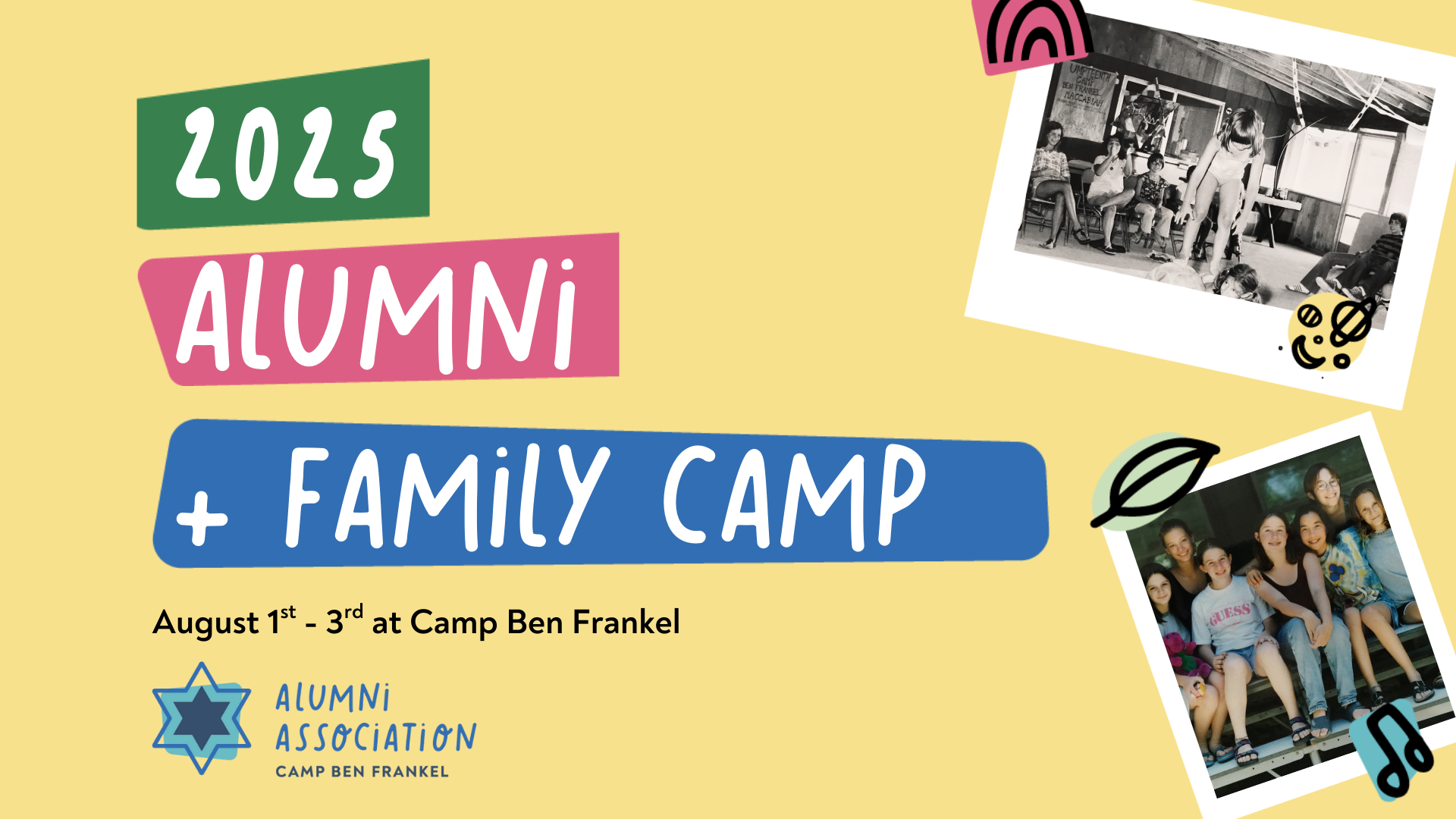 Reunion Weekend Home – Camp Ben Frankel